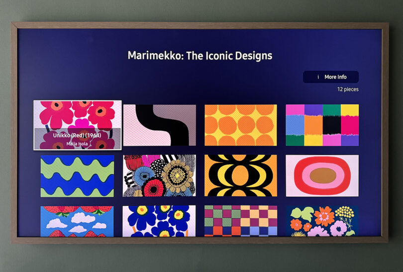 Kolekcja Marimekko dostępna dla posiadaczy The Frame - GSMService.pl